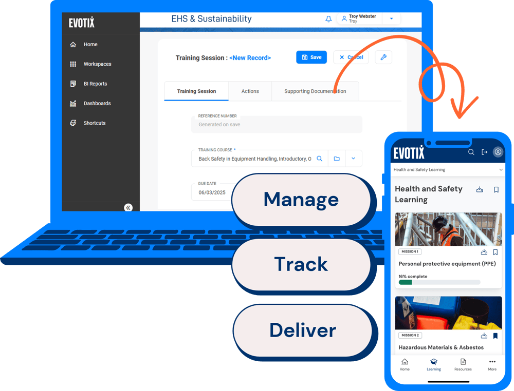 EHS Training & Competency Management | Evotix